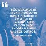 15 versículos sobre ir à igreja que vão edificar o POVO de Deus | Versos Divino