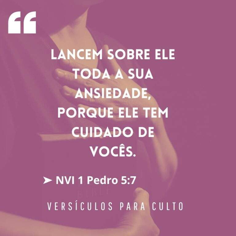19 versículos sobre o cuidado de Deus (Deus cuida de nos mínimos ...